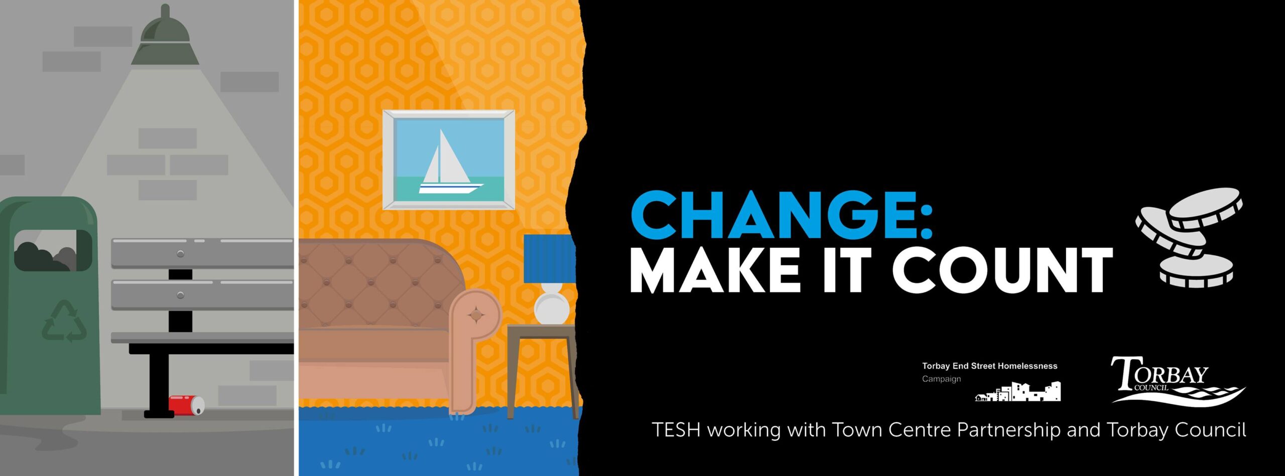 Torbay CHANGE: Make It Count, End Street Homelessness Campaign Launches