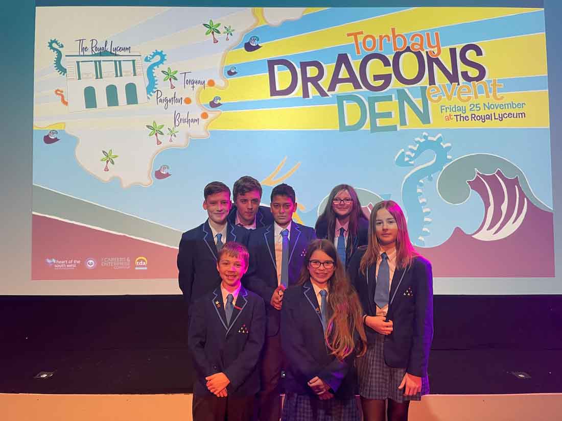 Torbay students pitch their business ideas in 'Dragon's Den' style ...